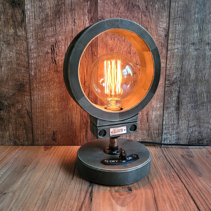 Steam Punk Retro Table Lamp - Etsy