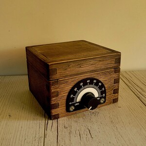 Edison Lamp Wooden Box Vintage Style Dimmer Industrial Lamp Сube - Etsy