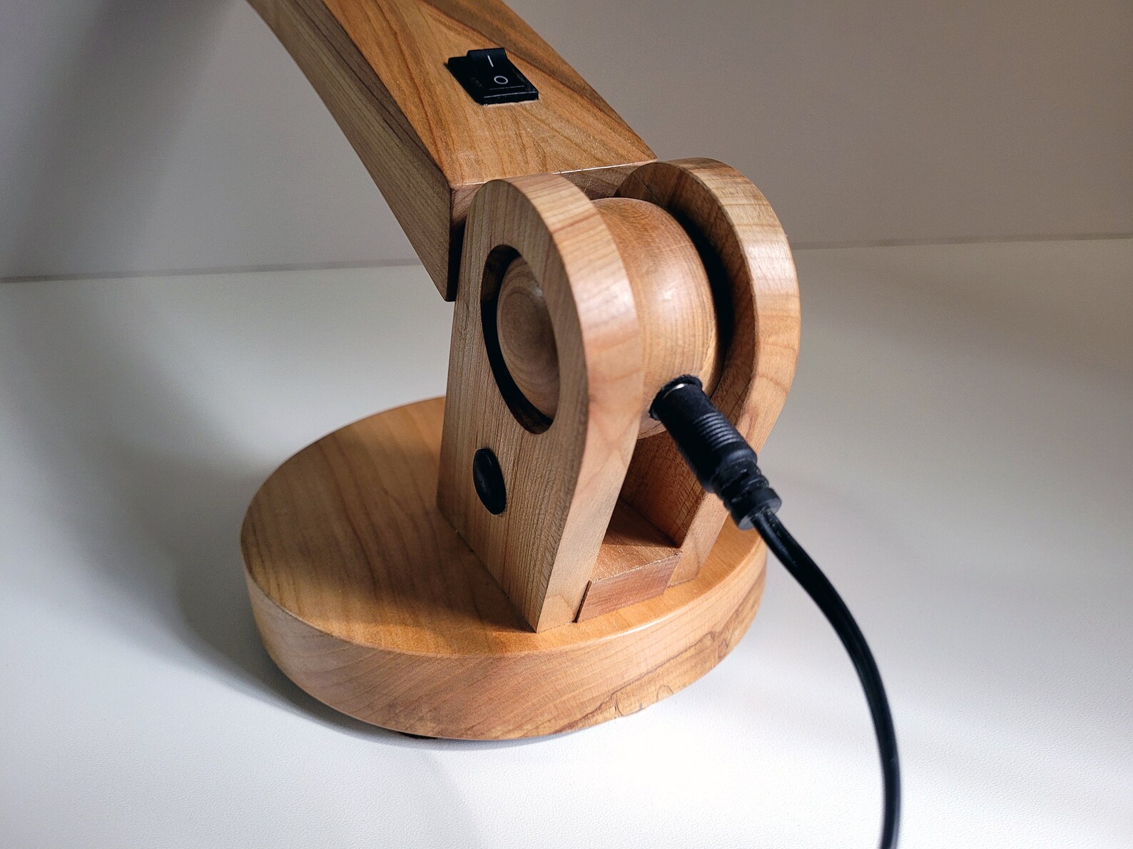 Table LED Lamp, Wooden Reading Lamp, Wood Lamp, Desk Light, Nightlight ...