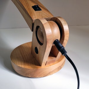 Table LED Lamp, Wooden Reading Lamp, Wood Lamp, Desk Light, Nightlight ...