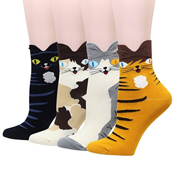 Cat Socks for Women - Etsy