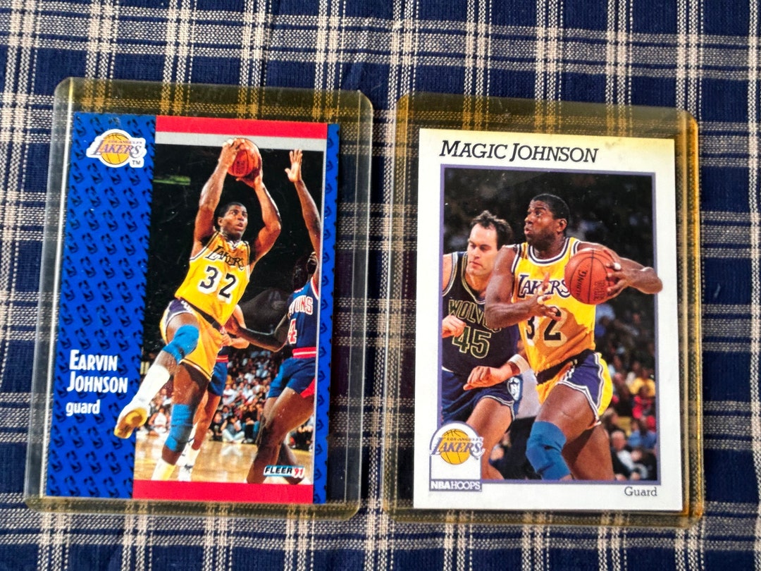 Two Different Magic Johnson Cards - Etsy