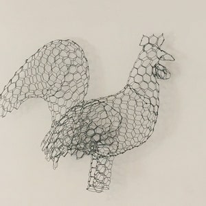Rooster 14” Tall Topiary Frame - Etsy