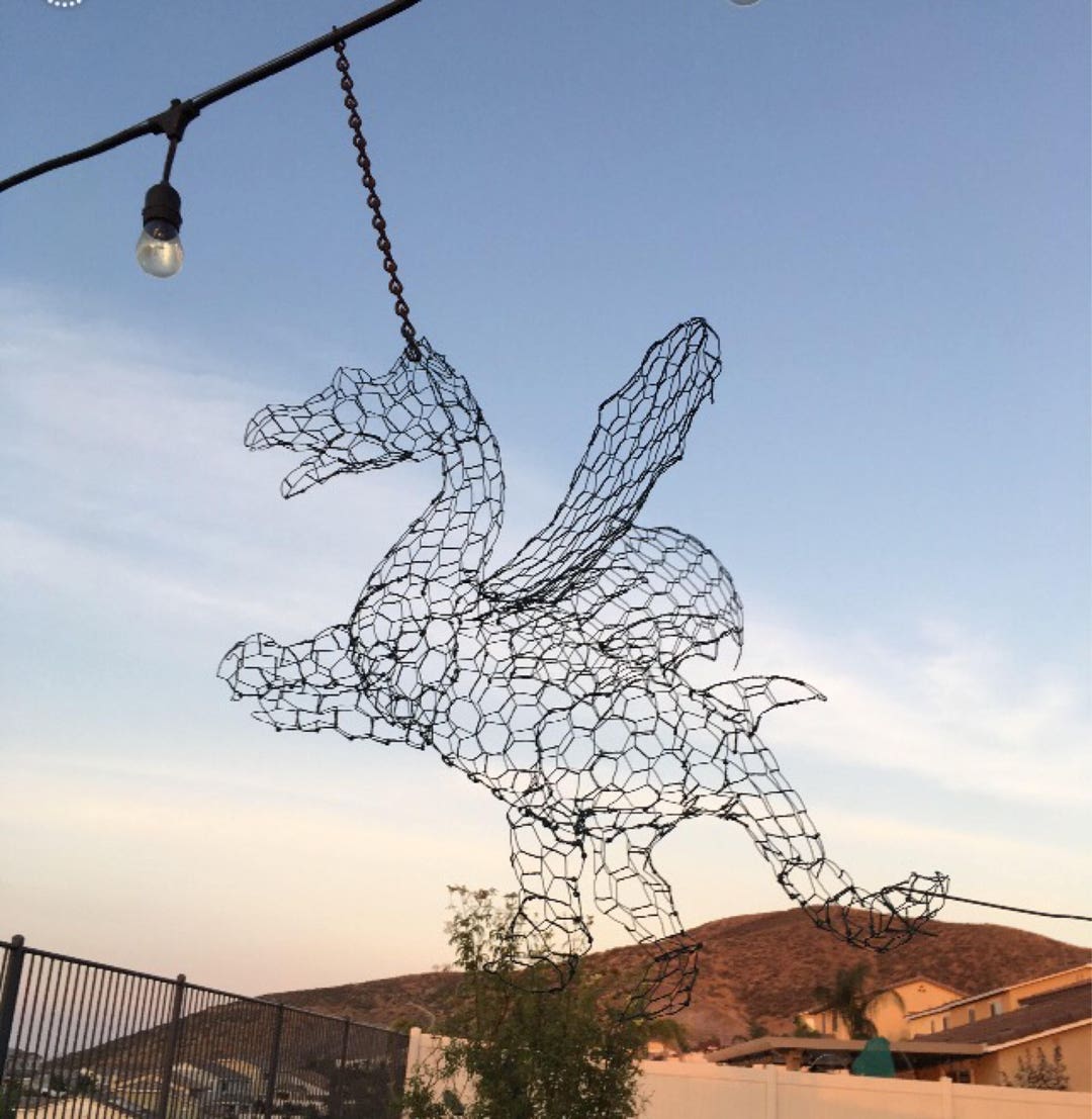 Dragon Topiary Frame - Etsy