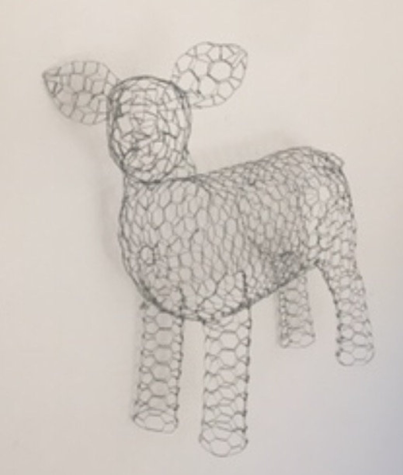 Lamb Topiary Frame - Etsy