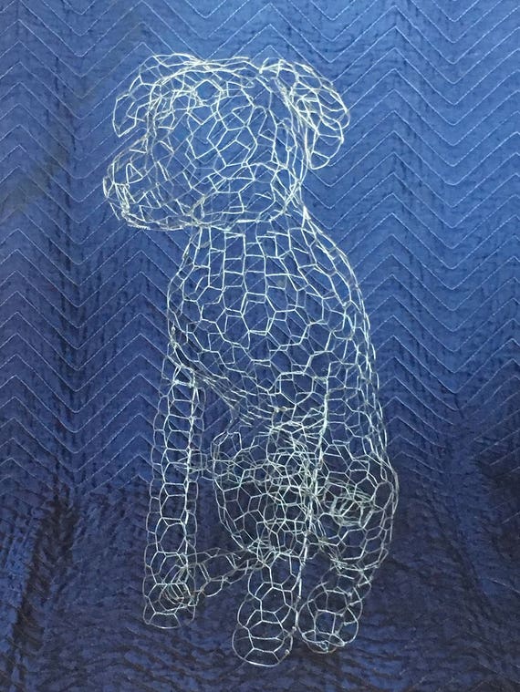 Pit Bull Topiary Frame - Etsy