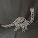 Brontosaurus Topiary Frame - Etsy