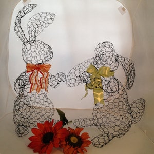 Rabbit Topiary Frame - Etsy