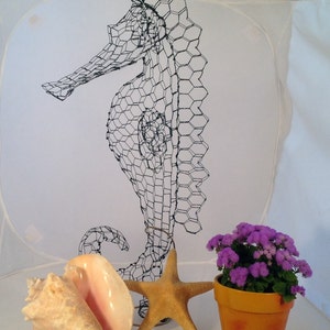 Seahorse Topiary Frame - Etsy