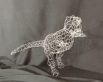 Outdoor Tyrannosaurus Rex T-rex Topiary Green Figures Covered in ...