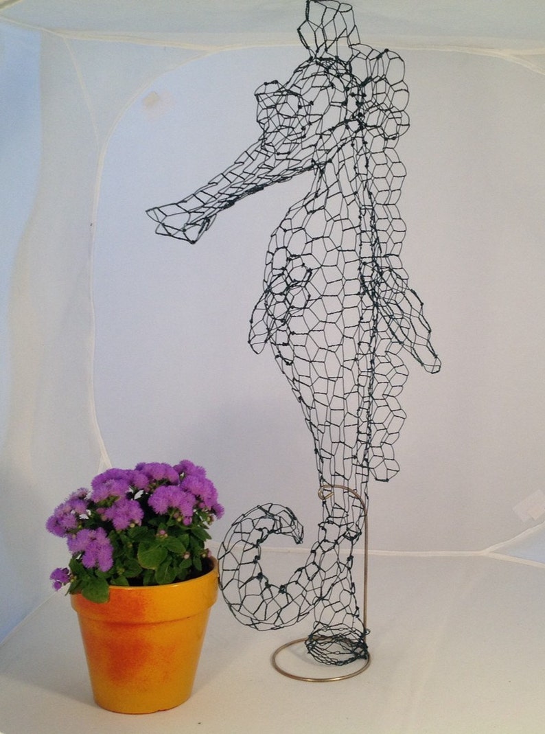 Seahorse Topiary Frame - Etsy