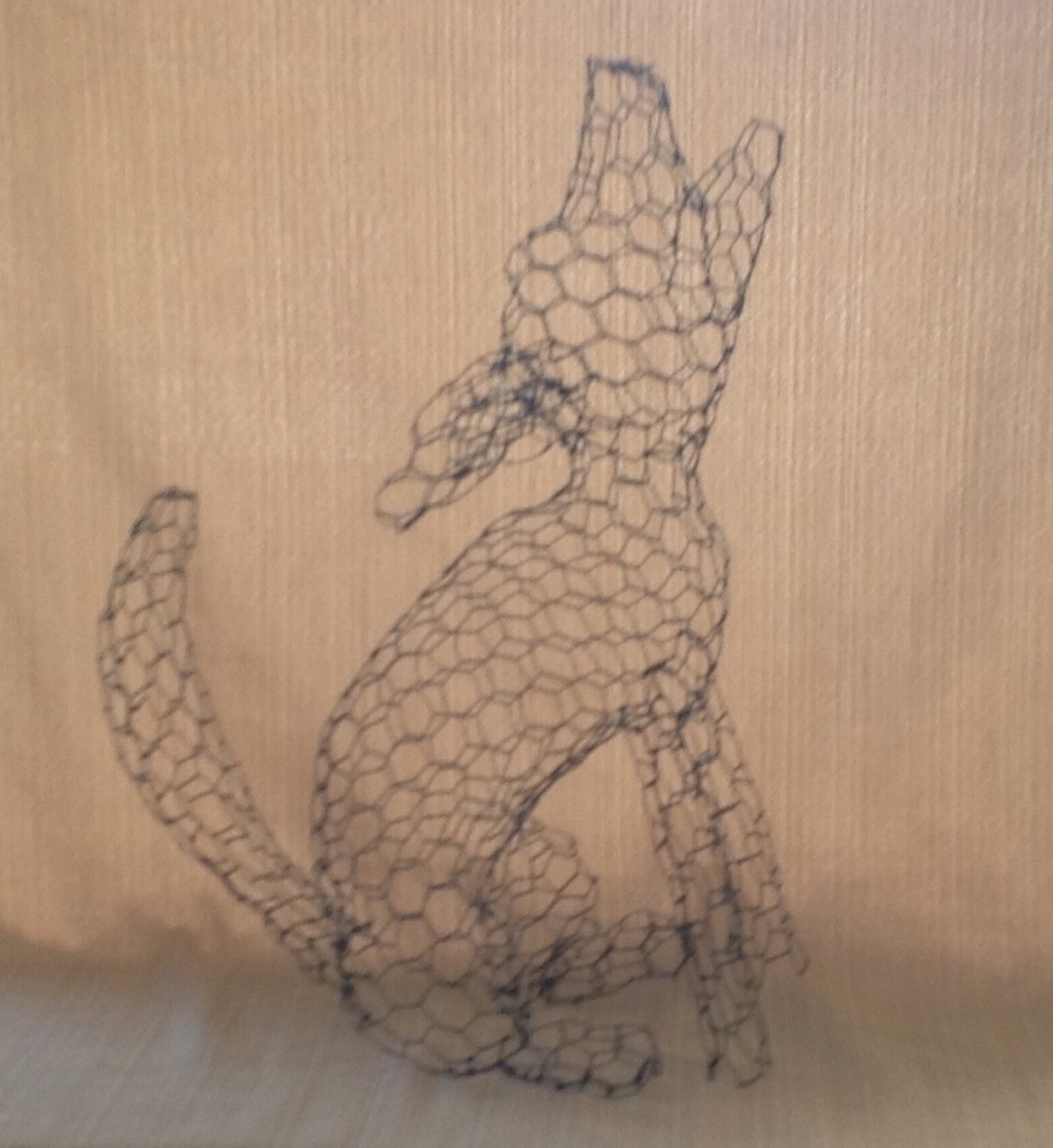 Coyote Topiary Frame | Etsy