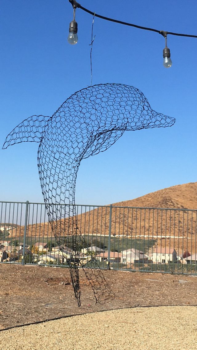 Dolphin Topiary Frame 48 - Etsy