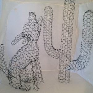 Coyote Topiary Frame - Etsy