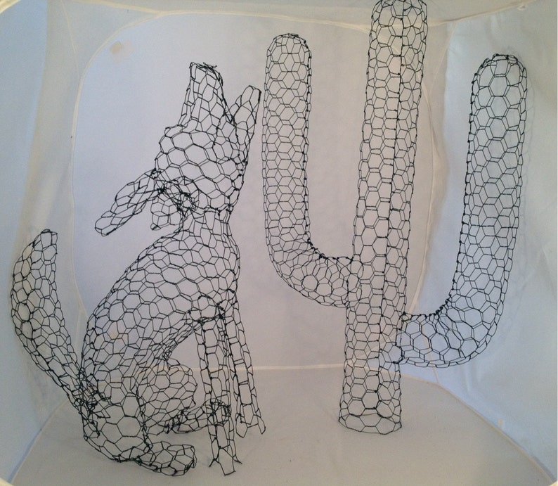 Coyote Topiary Frame - Etsy