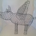 Pig With Wings Topiary Frame - Etsy