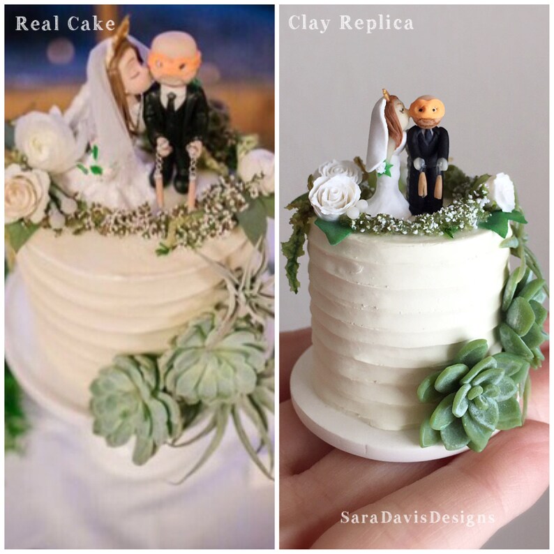 Wedding Cake Replica Wedding Cake Ornament First Christmas | Etsy