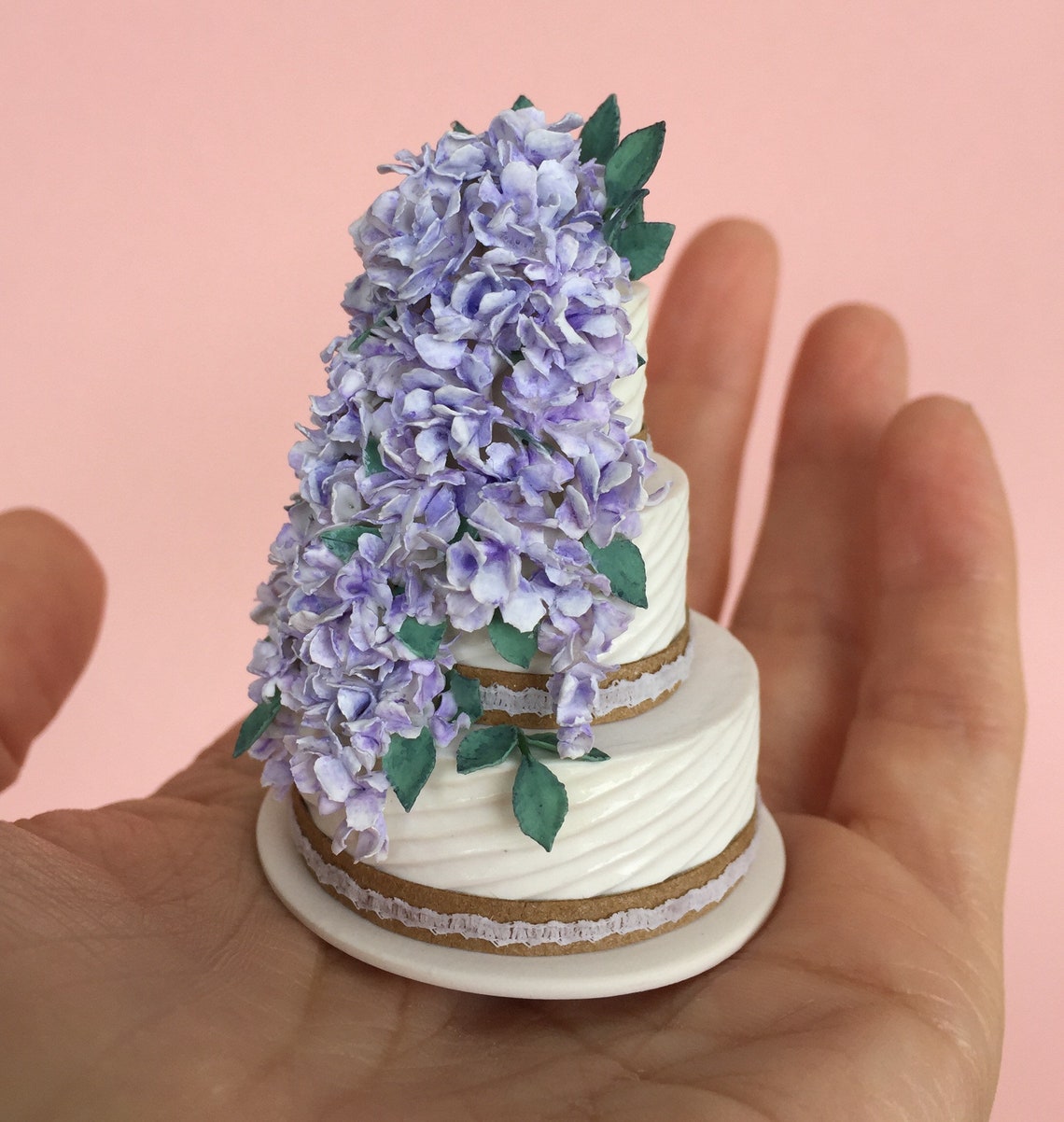 Wedding Cake Replica Wedding Cake Ornament Clay Cake - Etsy