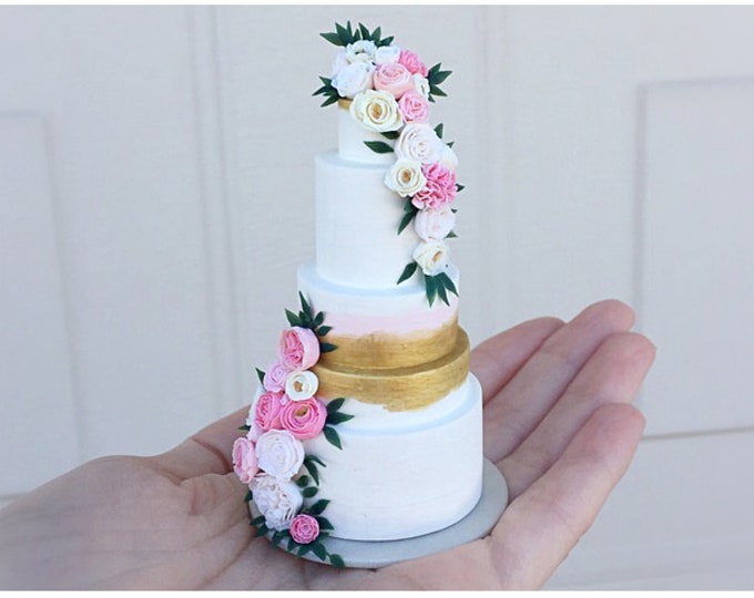 Wedding Cake Replica, 1st Anniversary Gift, Wedding Cake Ornament ...