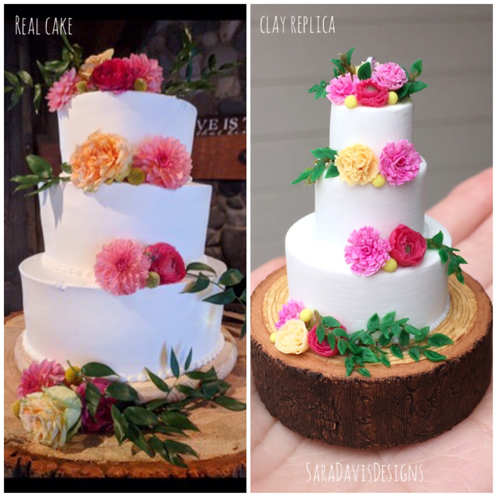 Wedding Cake Replica 1st Anniversary Gift Wedding Cake | Etsy