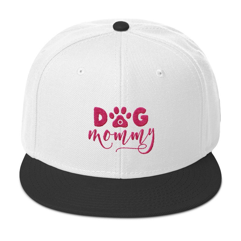 New Dog Mommy Snapback Hat - Etsy