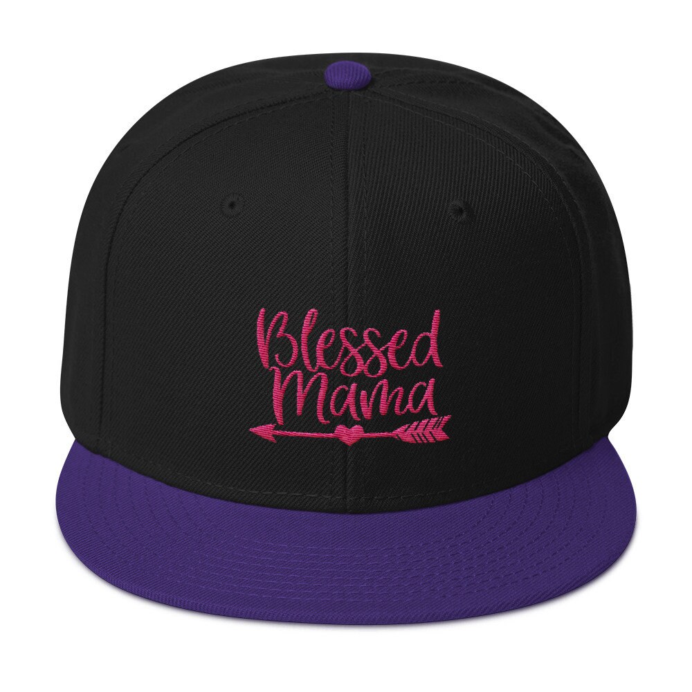 New Blessed Mama Snapback Hat for Mom - Etsy UK