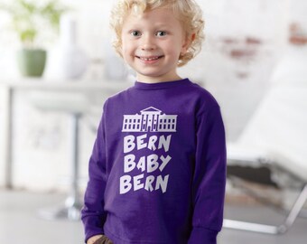 Bernie Sanders Kids Baby Romper Liberal Political Bernie Sanders Feel ...