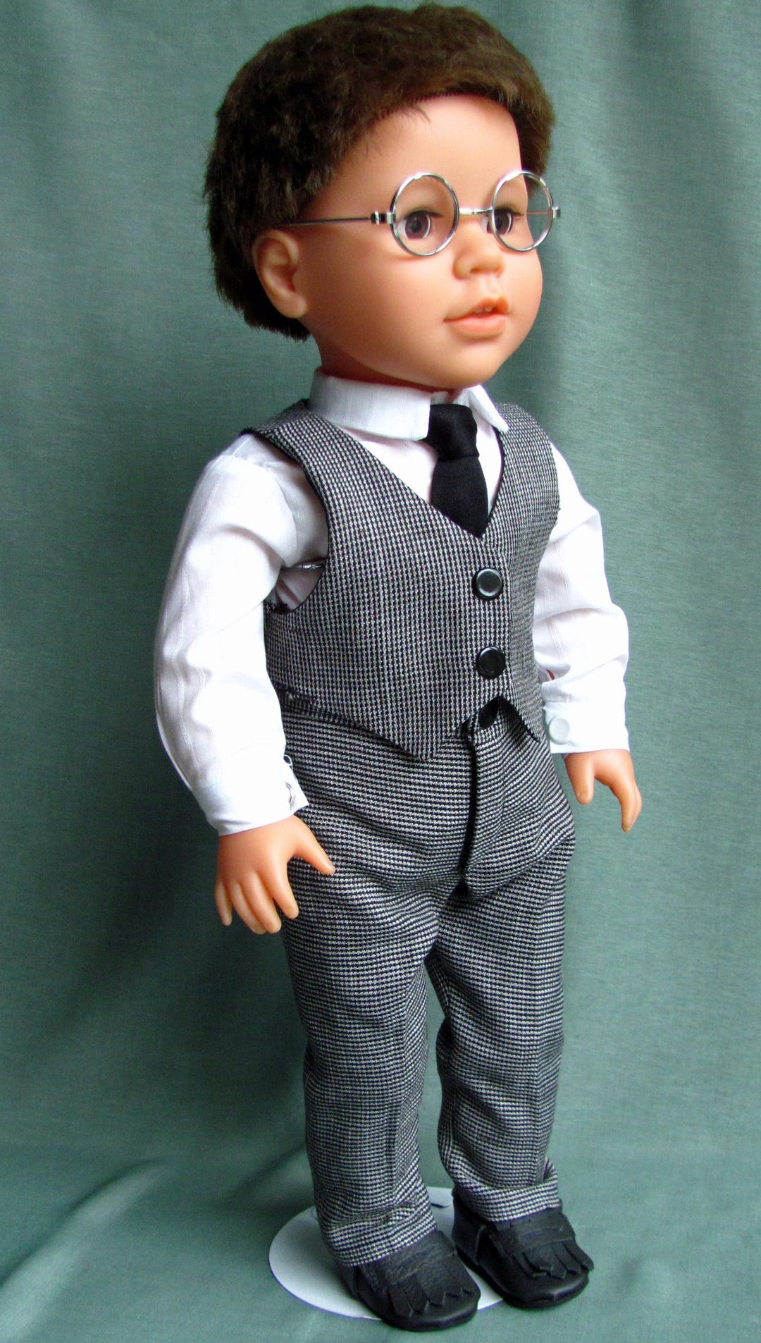 18 Inch Doll Suit: Upcycled Formal Outfit for American Boy Dolls - Etsy