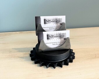Gear Business Card Holder Industrial / Automotive single | Etsy