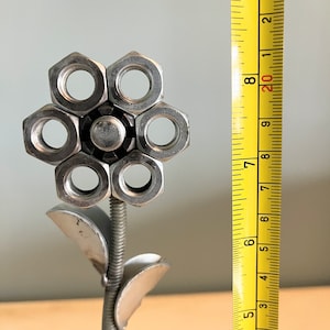 Industrial Steel Flower and Vase Nuts and Bolts - Etsy