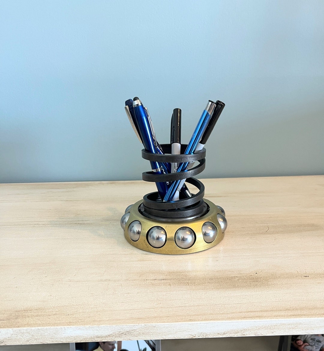 Industrial Ball Bearing / Spring Pen and Pencil Holder or Candle Holder ...
