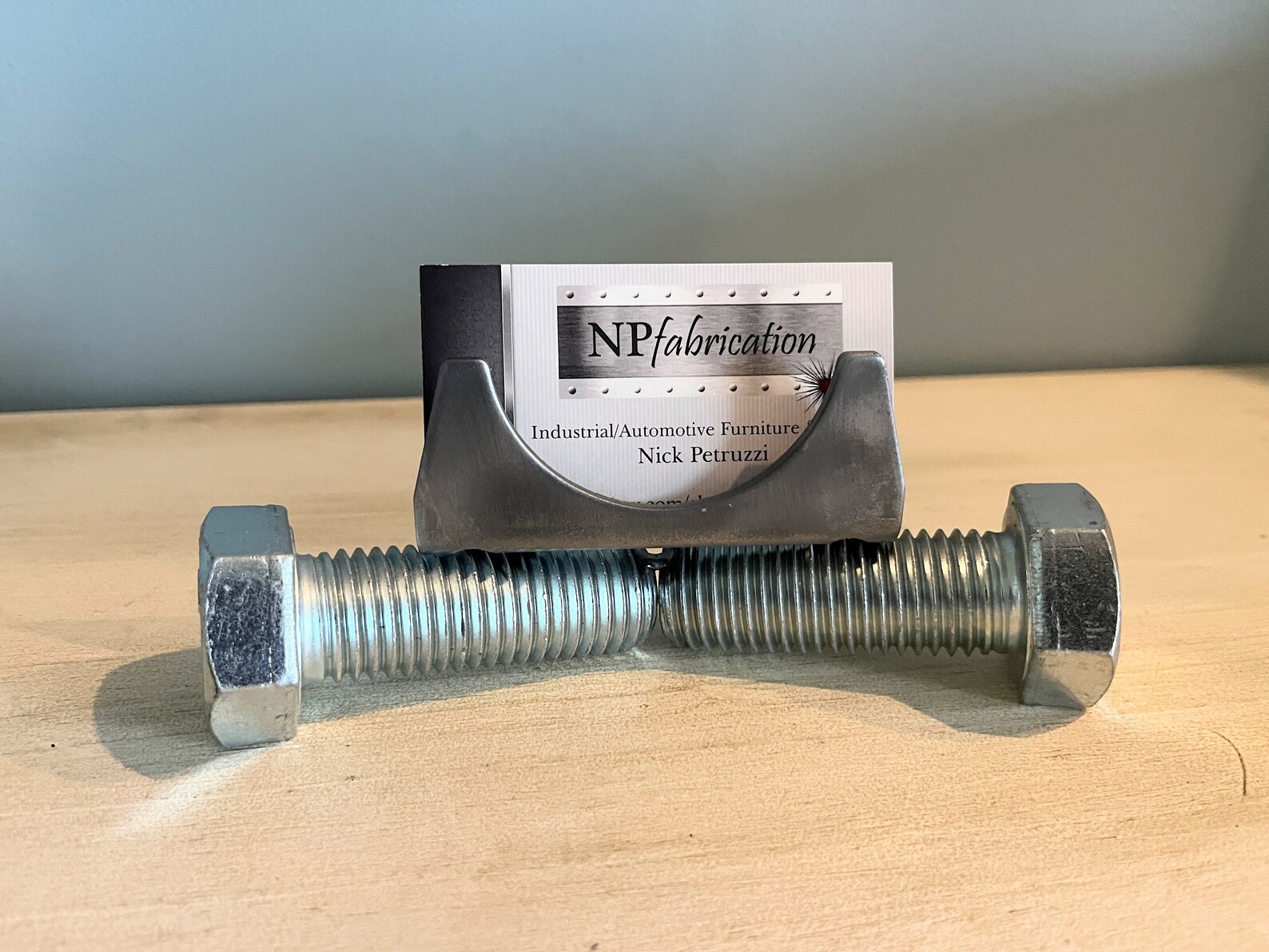 Bolt Business Card Holder - Industrial / Automotive - Etsy