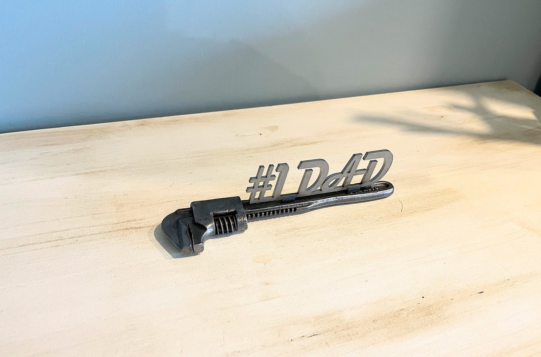 Vintage Cresent Wrench With #1dad Script - Industrial / Automotive - Etsy