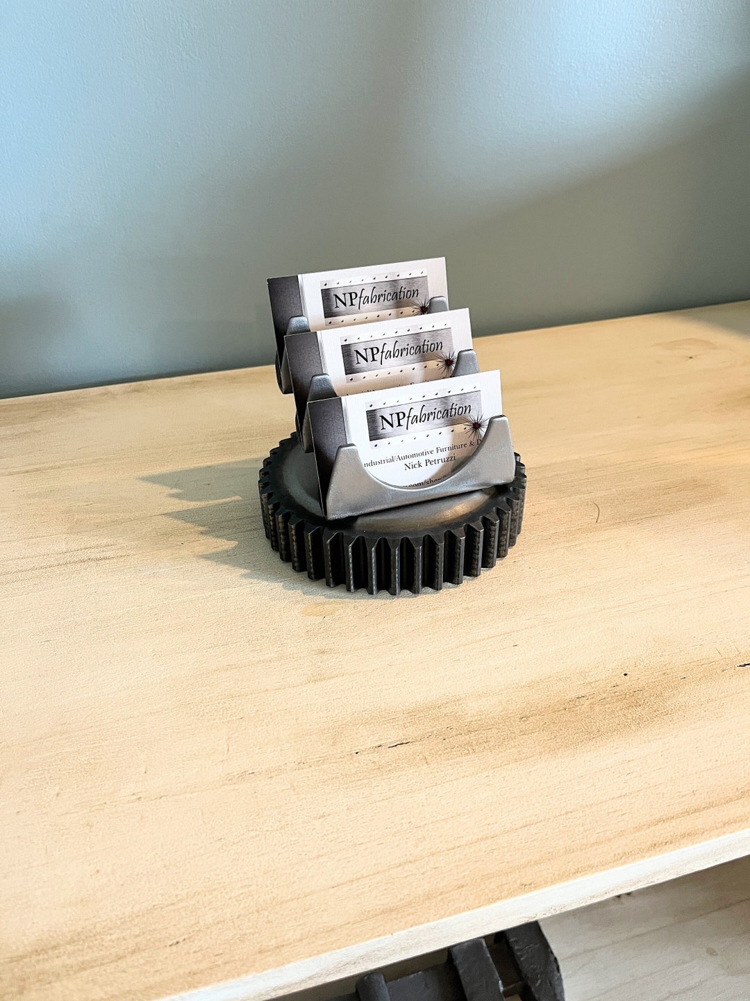Gear Triple Business Card Holder Industrial / Automotive - Etsy