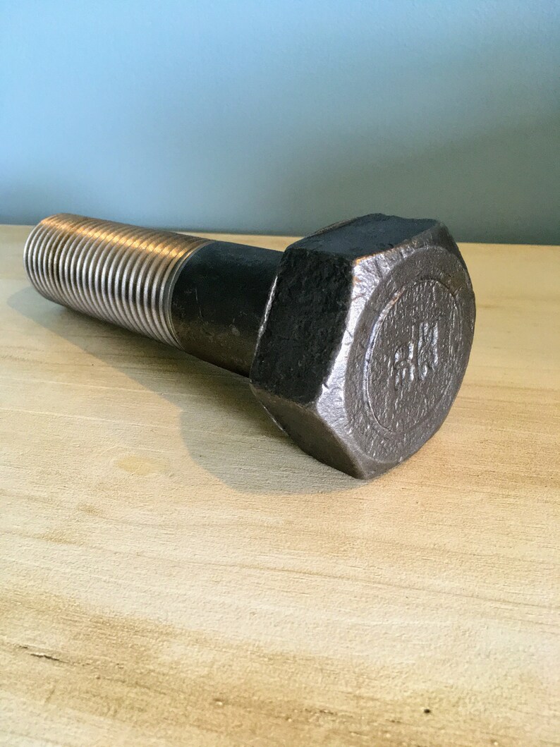 Giant Industrial Hex Bolt and Nut natural Center Piece - Etsy