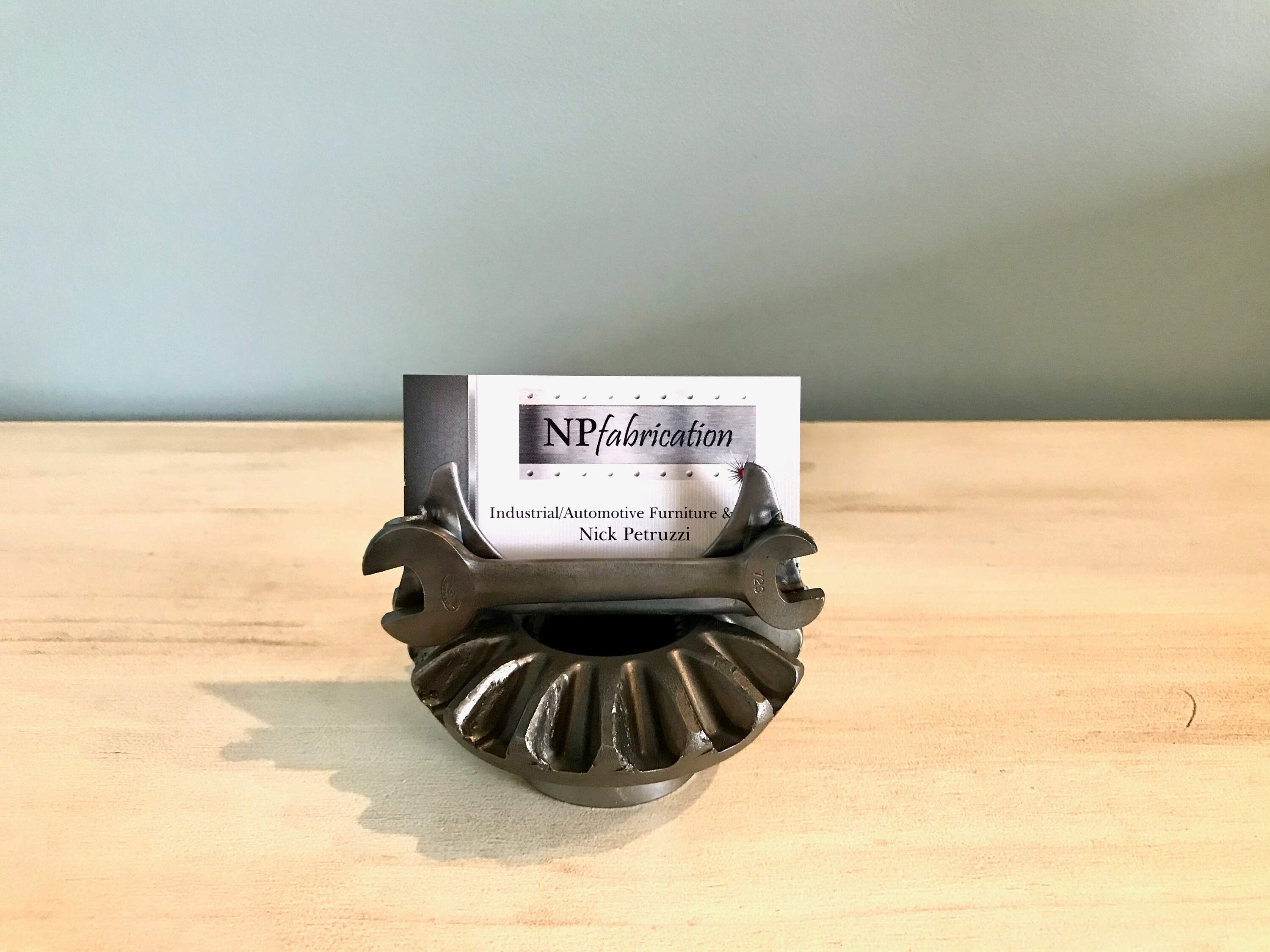 Gear Business Card Holder Industrial / Automotive single | Etsy