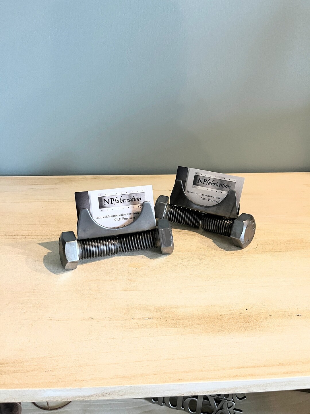 Bolt Business Card Holder Industrial / Automotive - Etsy