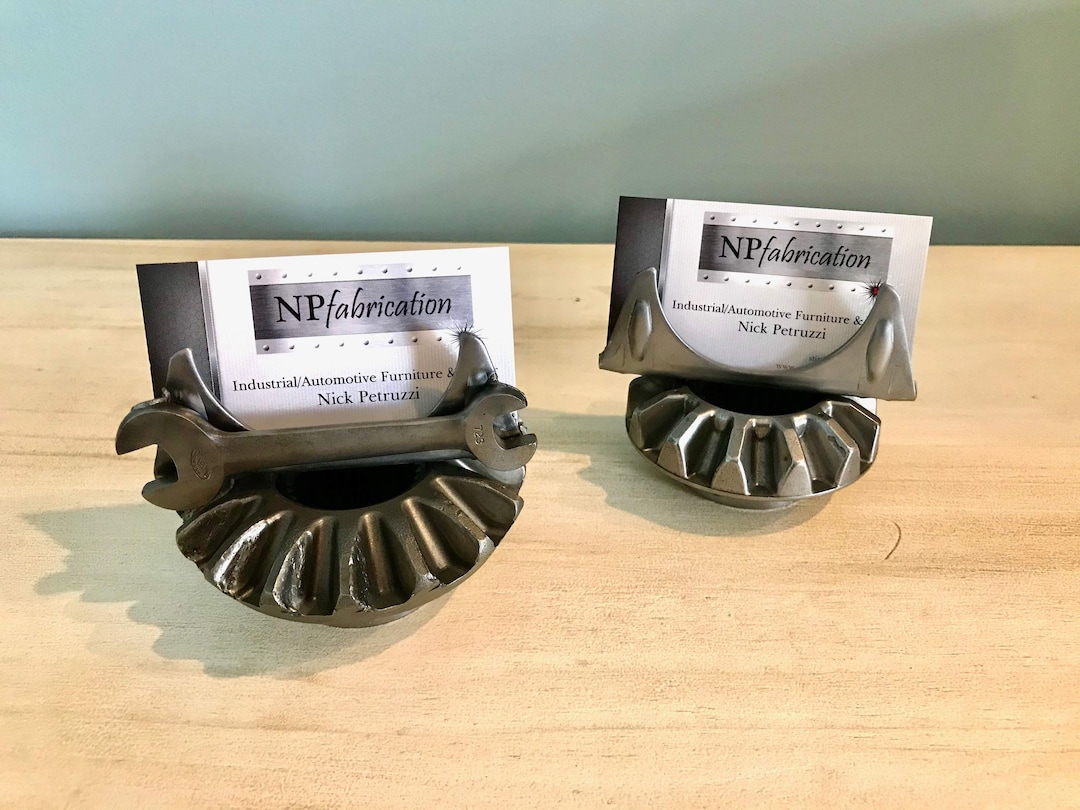 Gear Business Card Holder - Industrial / Automotive (single Gear) - Etsy