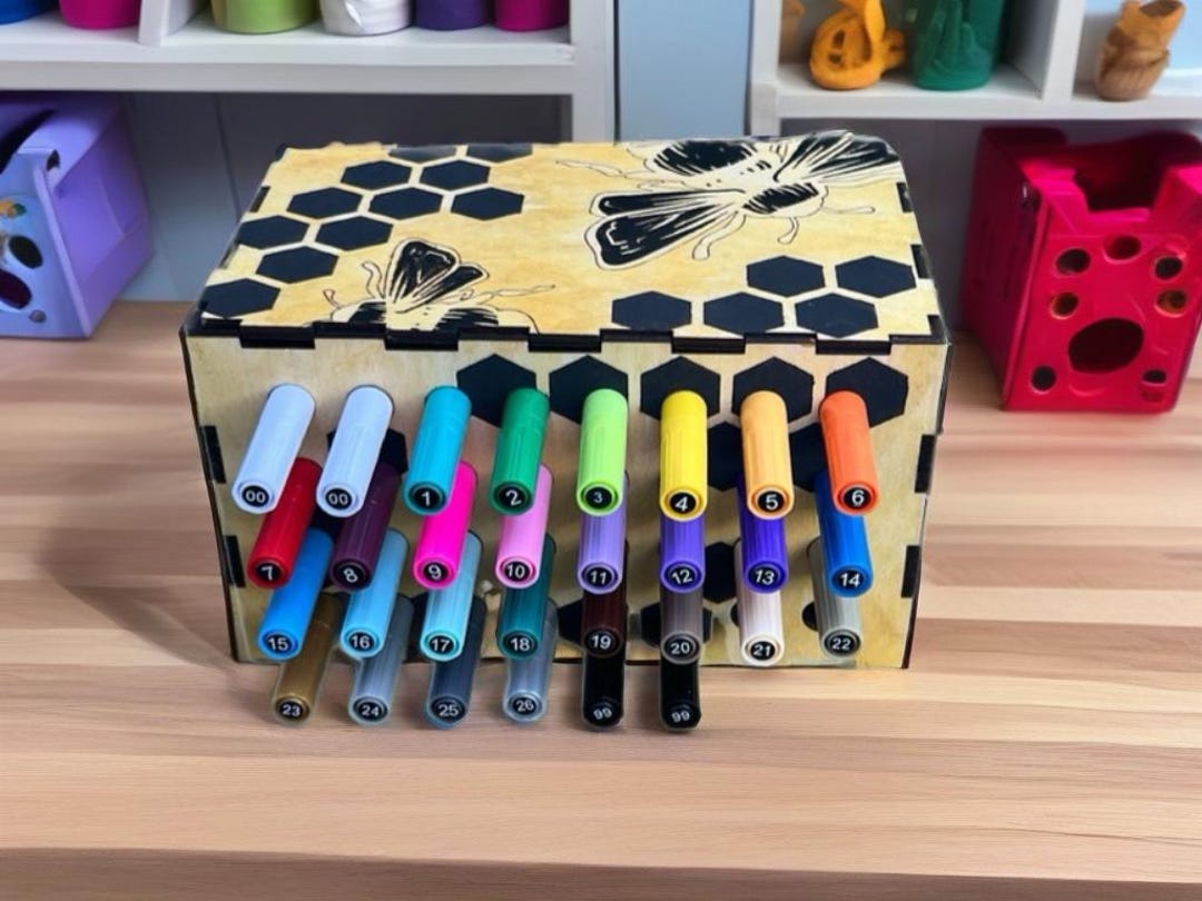 Pen Organizer Instant Download, Art Pens Storage, XF Tooli Pens ...