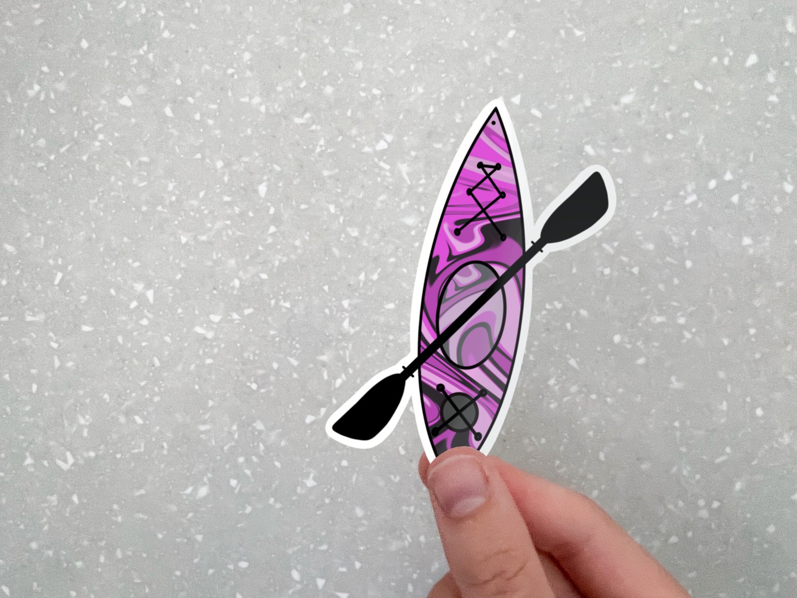 Kayak Sticker Vinyl Waterproof Decal Aesthetic Adventure Sticker for ...