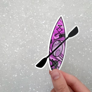 Kayak Sticker | Vinyl Waterproof Decal | Adventure Sticker for Water ...