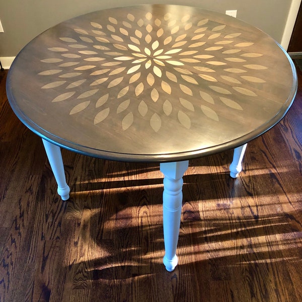Painted Dining Table - Etsy