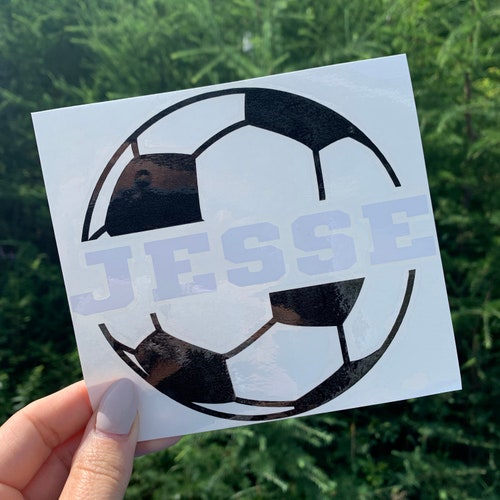Soccer Decal Soccer Ball Sticker Sports Decal Car Window | Etsy