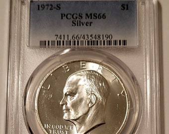 1976-S Eisenhower Clad Type 2 Proof Dollar Graded PR69DCAM by PCGS - Etsy