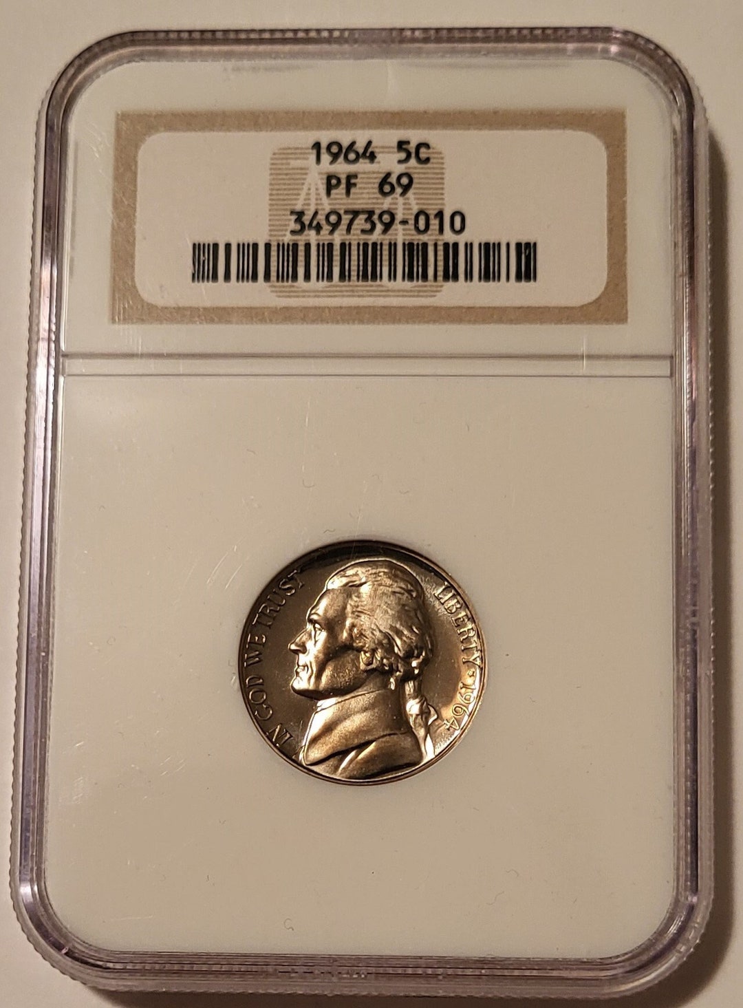 1964 Jefferson Nickel Proof PF69 NGC - Etsy