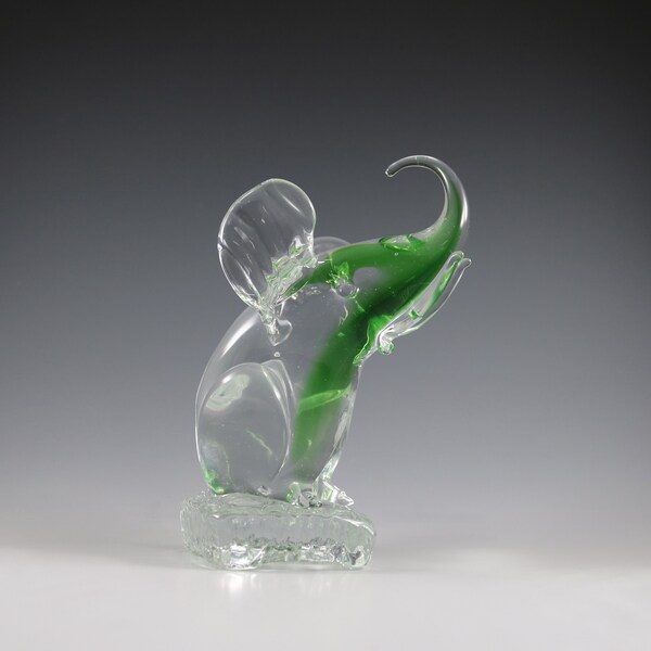 Murano Blown Glass Elephant - Etsy