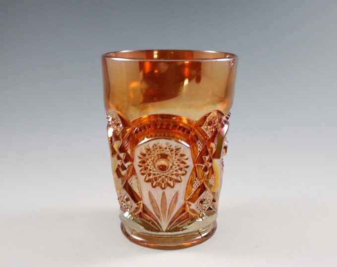 Antique Imperial Glass Co Handmade Marigold Carnival Glass Fashion ...