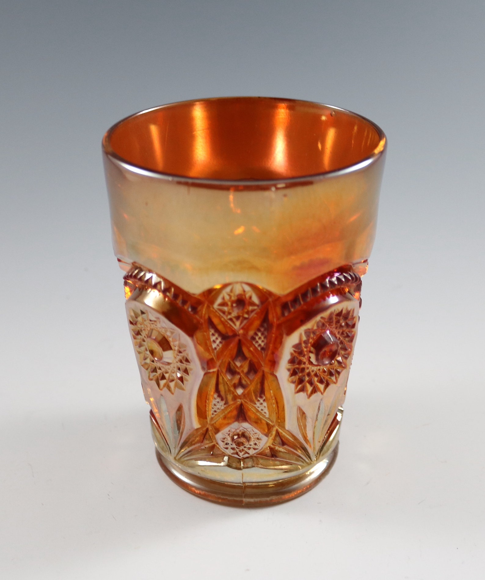 Antique Imperial Glass Co Handmade Marigold Carnival Glass - Etsy