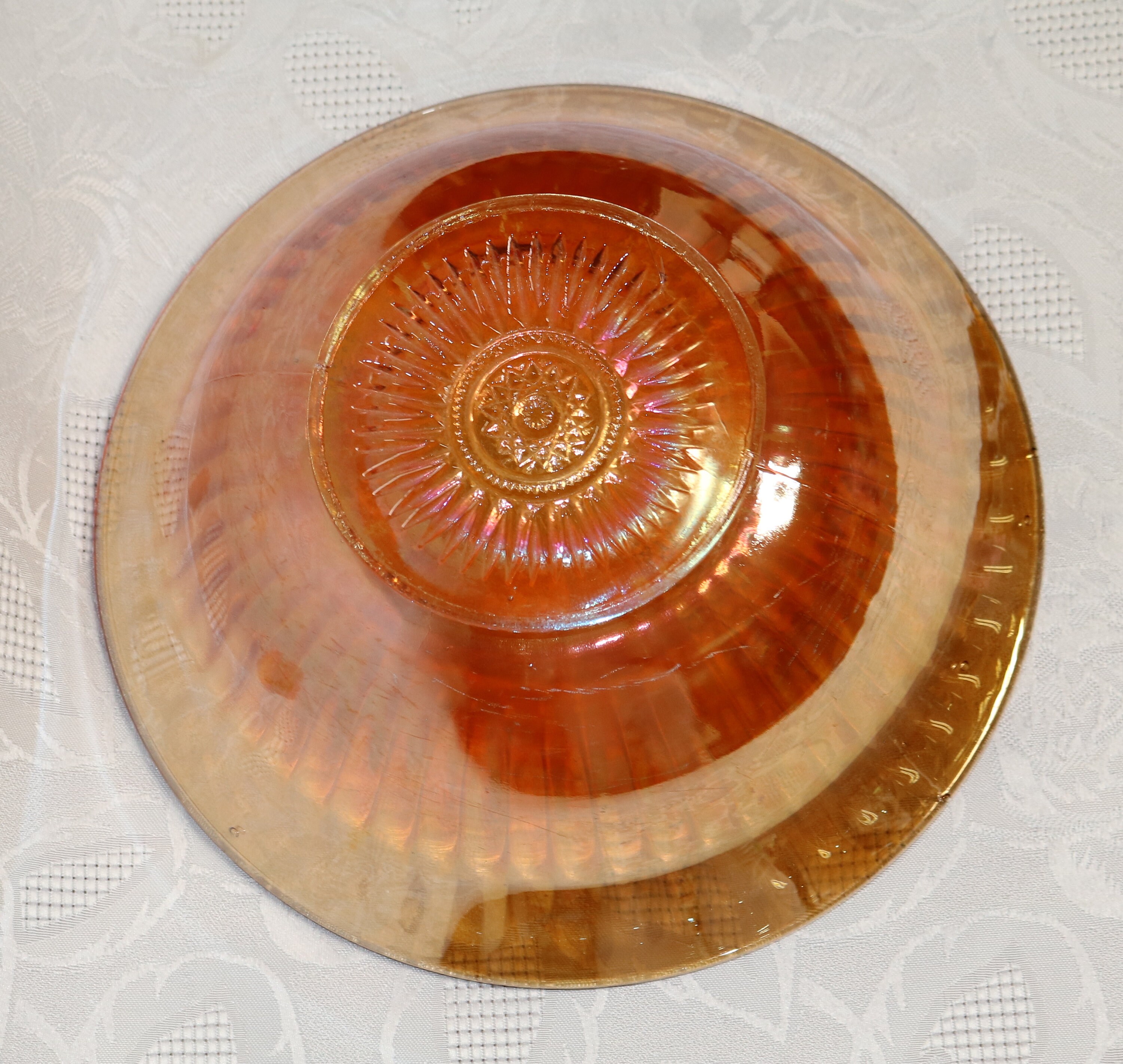 Vintage Imperial Marigold Carnival Rib Optic 9 Bowl - Etsy