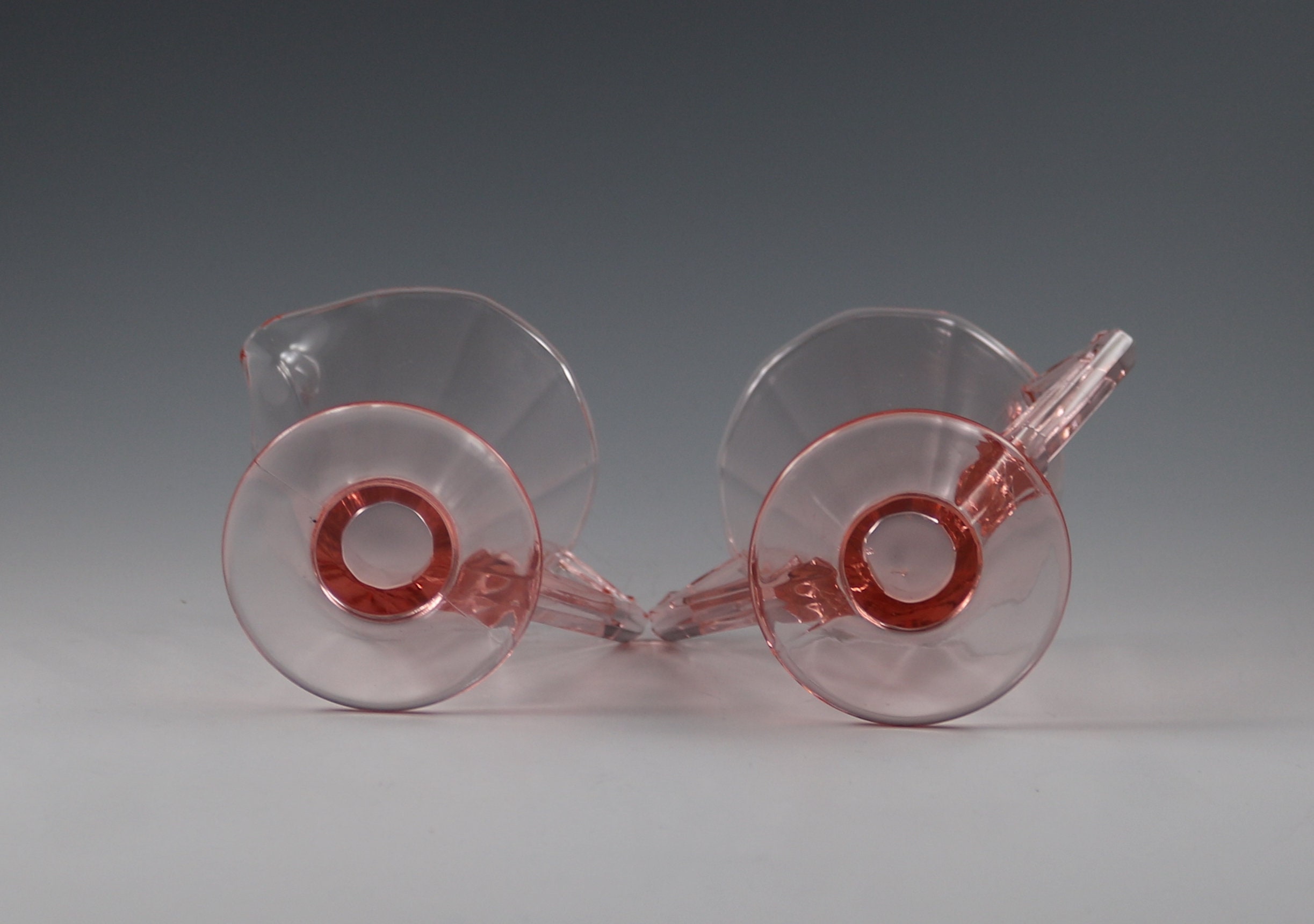 Antique Cambridge Handmade Pink Depression Decagon Pattern - Etsy